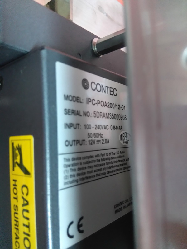 CONTEC IPC-POA20012-01 - PLC DCS SERVO Control MOTOR POWER SUPPLY IPC ROBOT